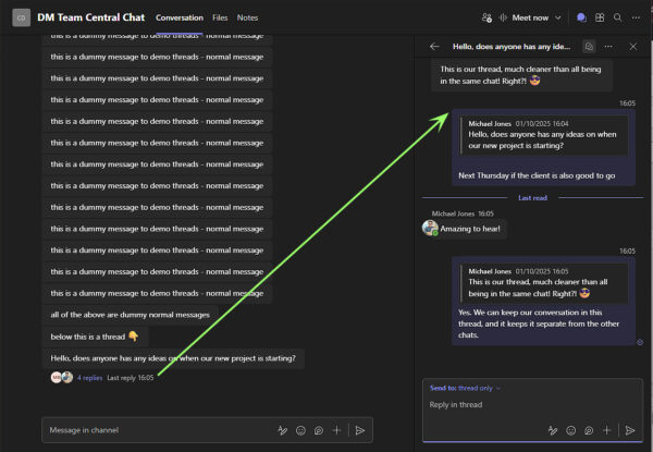 Microsoft Teams Threads in Channels – How to Declutter Your Teams ...